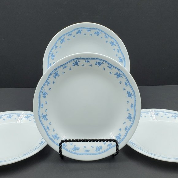 Corelle | Dining | Corelle Morning Blue Bread Plates Dessert Plates 675 ...